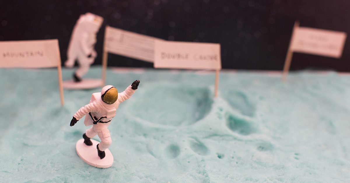 The Macroscopic World: Making a Moon Model - BJU Press Homeschool Blog